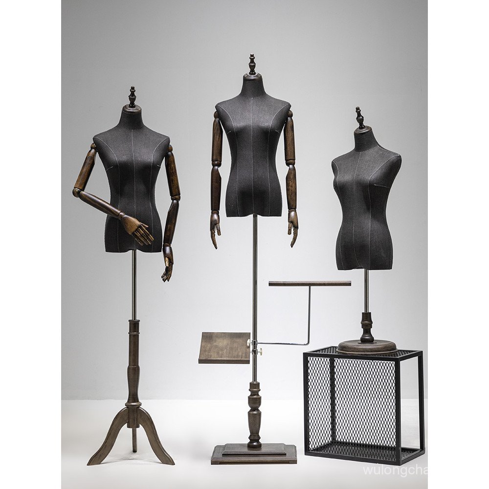 Clothing Store Mannequin Props Female Half Body Mannequin Suit Custom ...