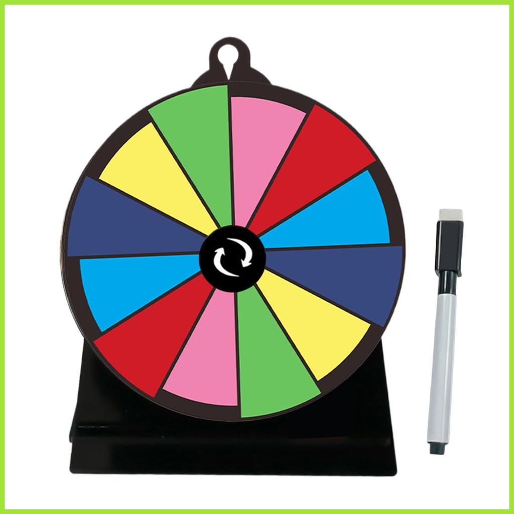 Prize Wheel Spinner Tabletop Spinner Wheel With Stand for fortune Multi ...