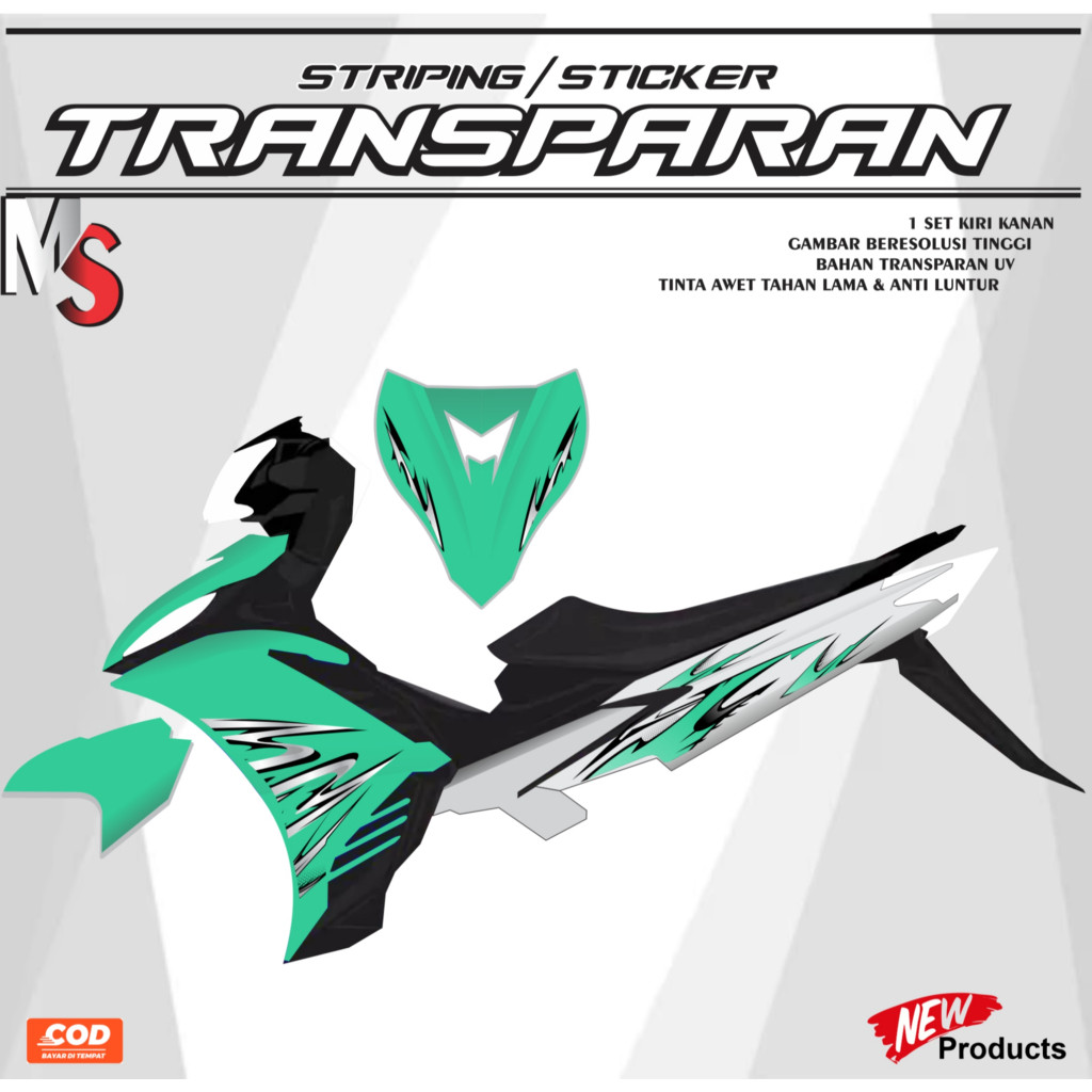 Striping STICKER Jupiter MX NEW Yamaha Jupiter Mx Transparent Varky V2 ...