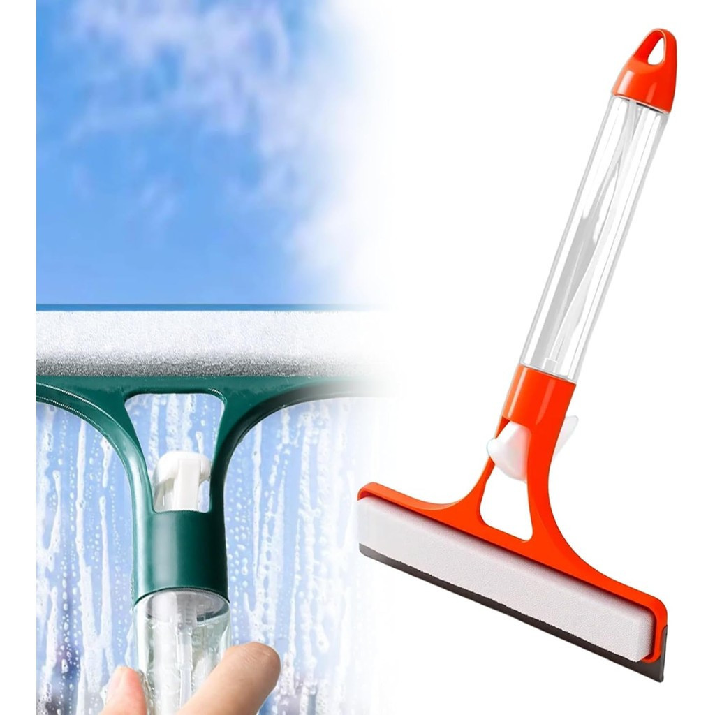 3 in 1 Window Squeegee with Sprayer - 2025 Upgraded Glass Cleaner Tool ...