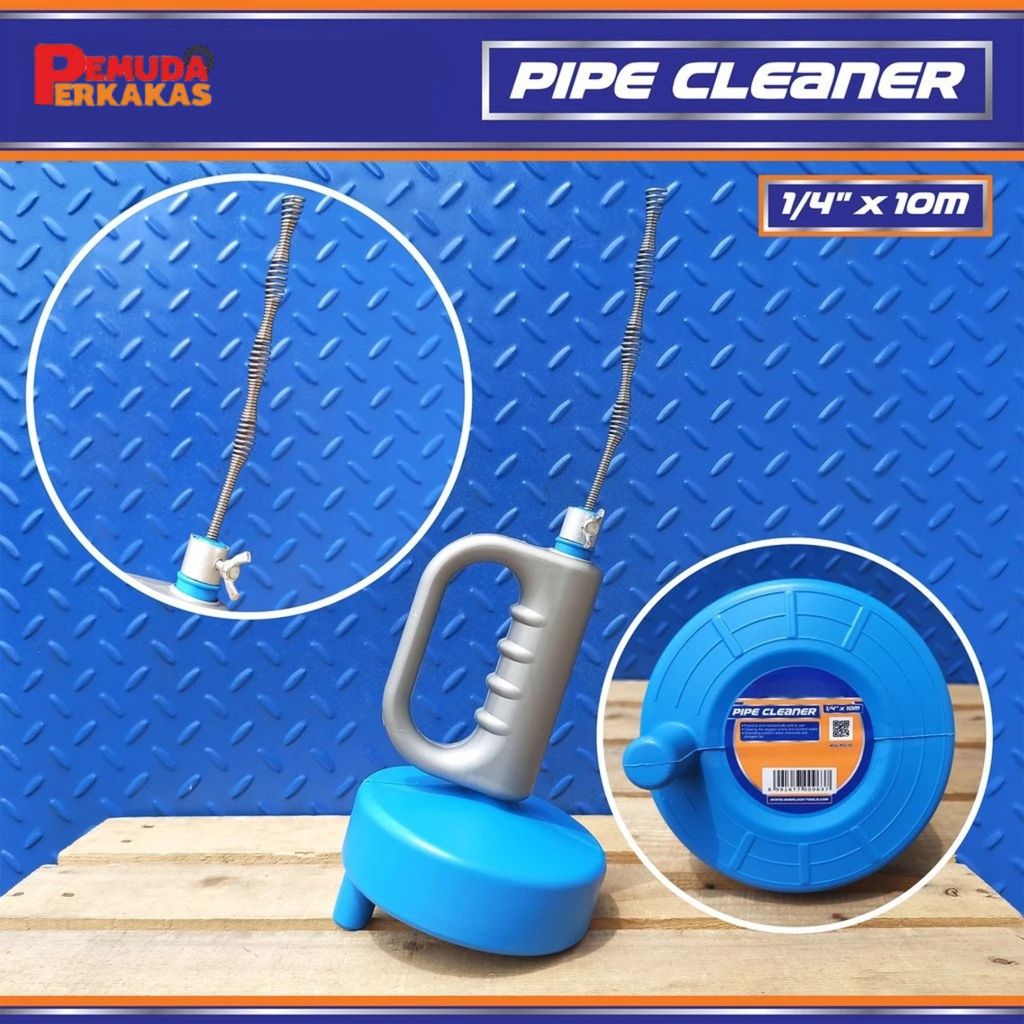 Pipe Cleaner 5 meters, 10 meters, Wire 1/ 4 Cleaner for Clogged Drains ...