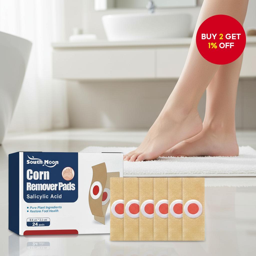 24 Piece Corn Remover Patches, Extra Strength for Feet and Toes ...