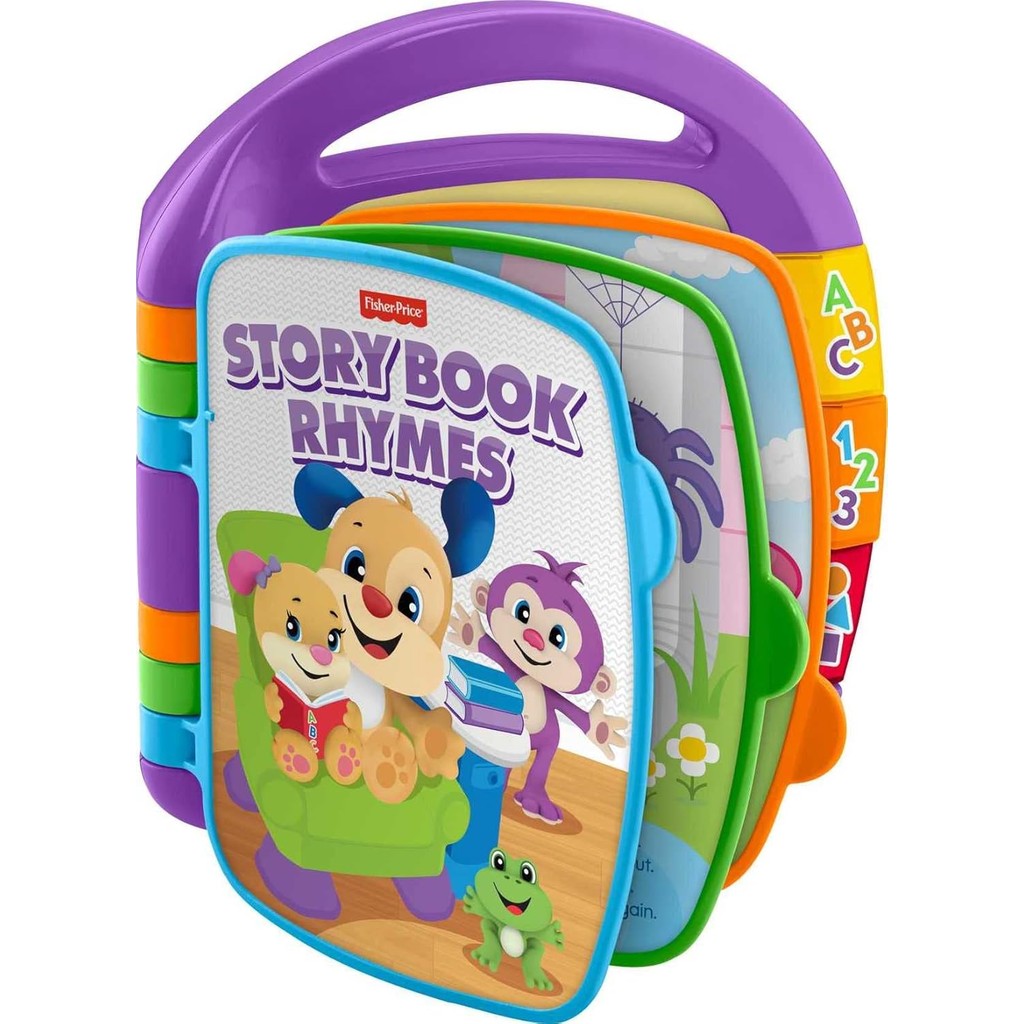 Fisher-Price Baby Learning Toy Laugh & Learn Storybook Rhymes Musical ...