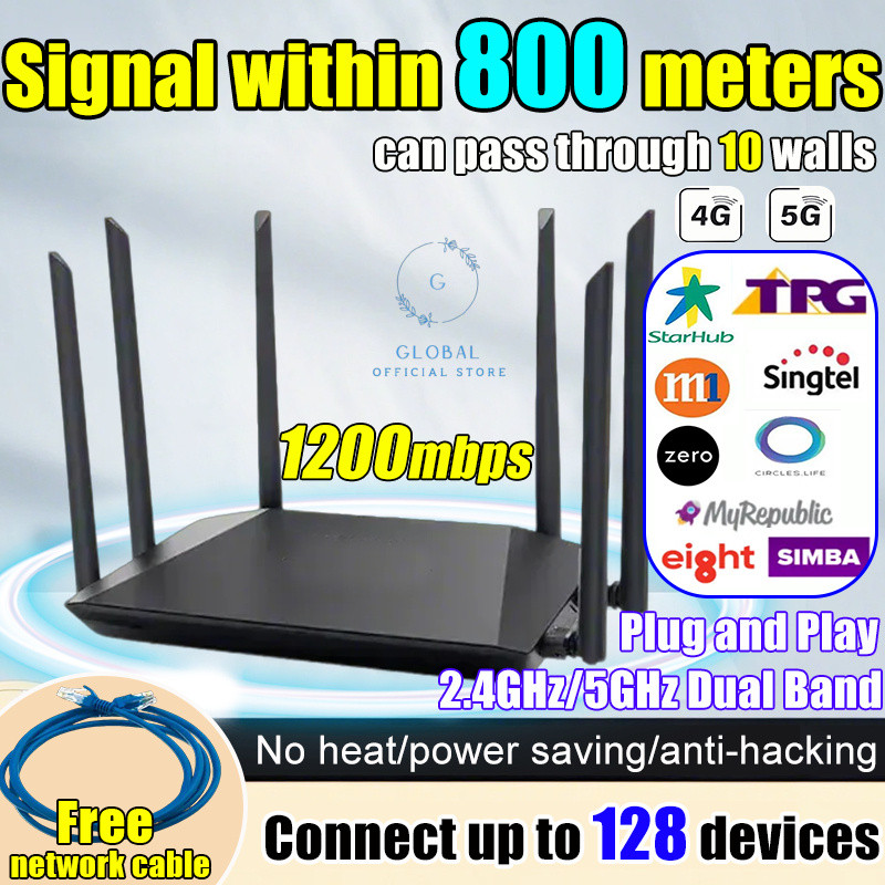 Global 【24 hours delivery】 1200Mbps wifi 7 router wifi router 5g sim ...
