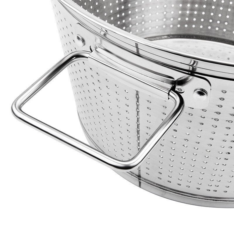 Canteen Draining Rice Washing Bucket Vegetable Washing Basin Double Ear ...
