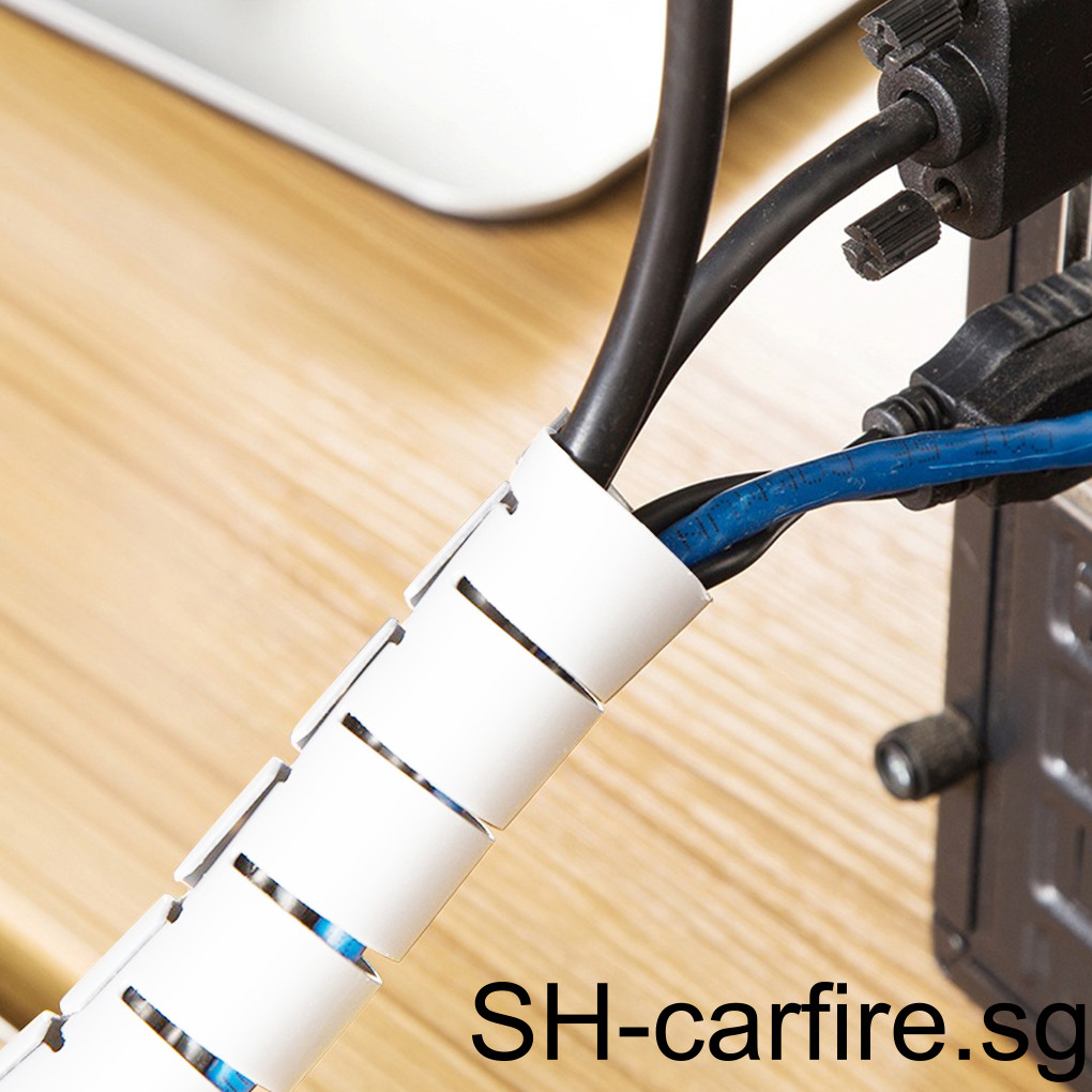 1/2/3 1.5/2M Line Organizer Protection Spiral Wrap Winding Cable Wire ...