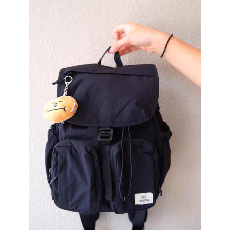 Parachute Backpack LU Fabric Light Simple Can Hold Casual Outdoor ...