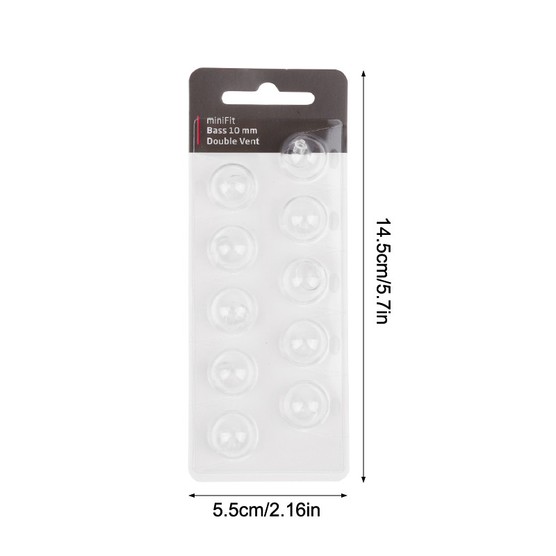 JIAUTING Single/Double/Open Vent Hearing Aid Domes For Oticon Minifit ...