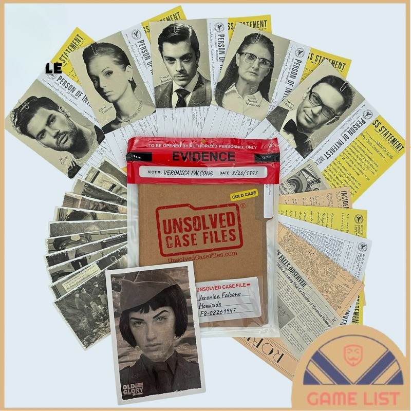 UNSOLVED CASE FILES Falcone, Veronica - Cold Case Murder Mystery Game ...