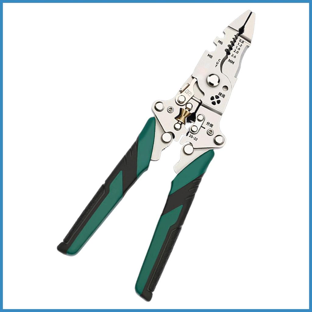 Wire Cutter Portable Cable Pliers Stripper Crimper Wire Twister Scissor ...