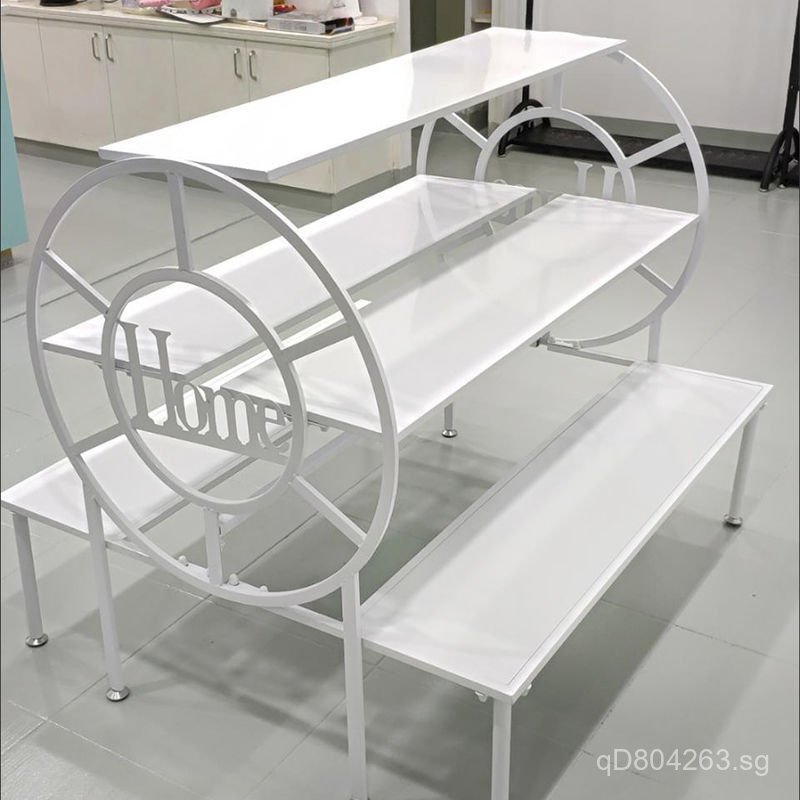 Iron Art Multi-layer Bag Rack Display Rack Double-sided Shoe Rack ...
