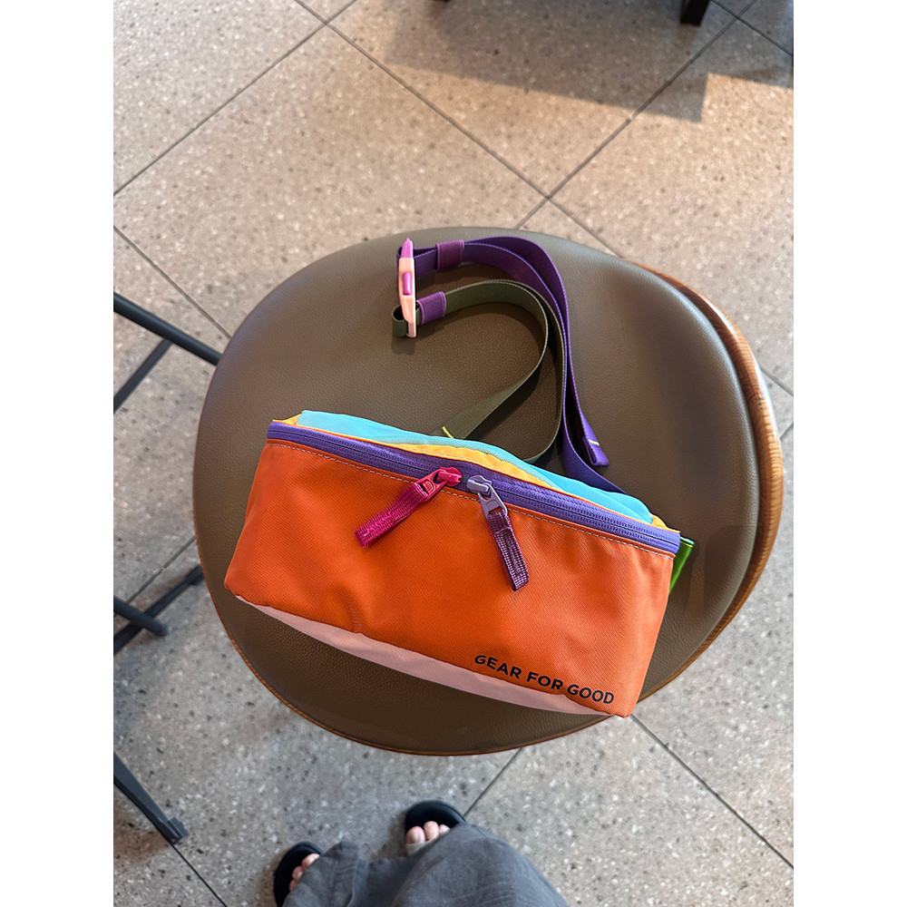 Women's Colorblock Chest Bag - Breathable Nylon Waist Pack for Trail ...