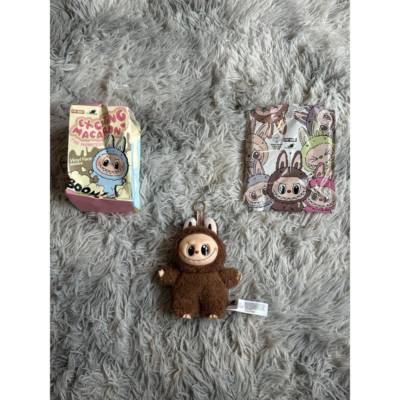 Pop Mart Labubu ‘The Monsters : Exciting Macaron’ - Chestnut Cocoa (Secret) | Shopee Singapore