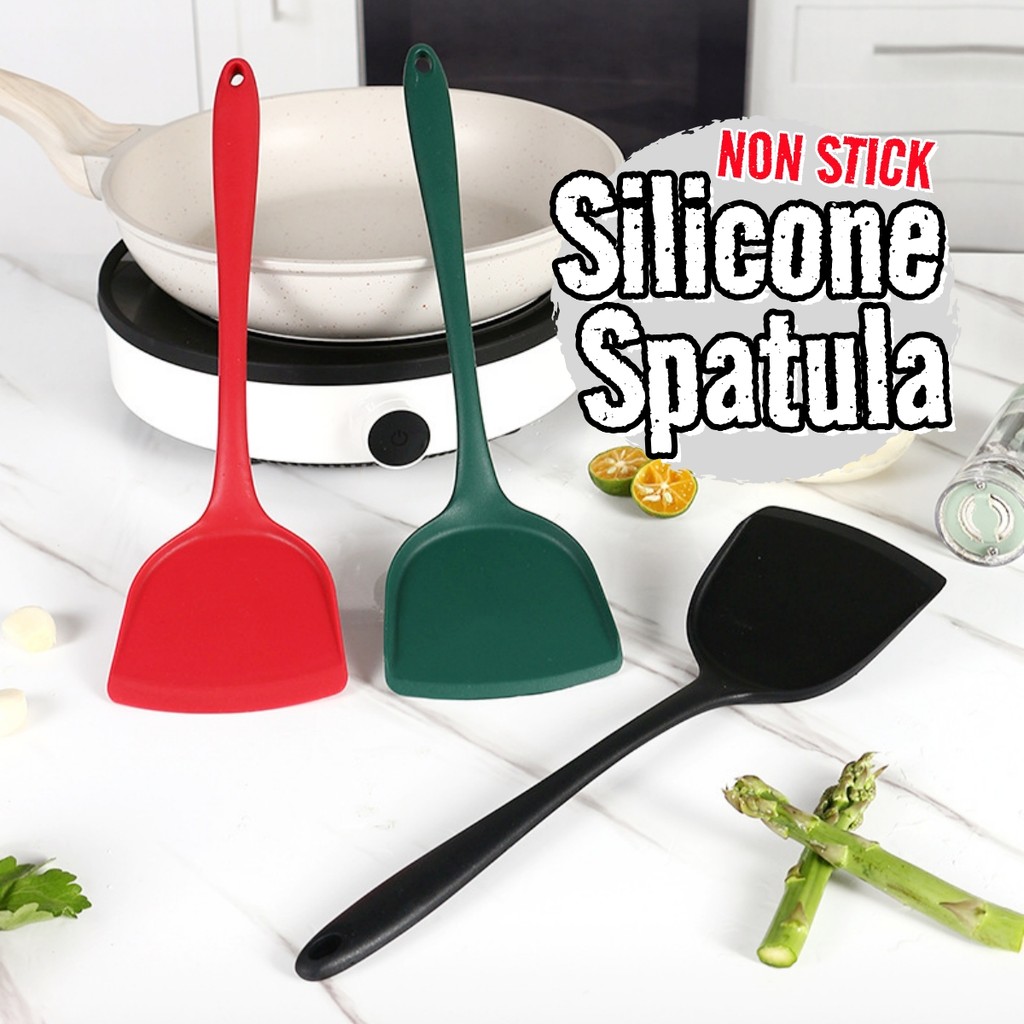 Kitchen Silicone Spatula Non Stick Stir-Fry Multifunctional Frying Pan ...