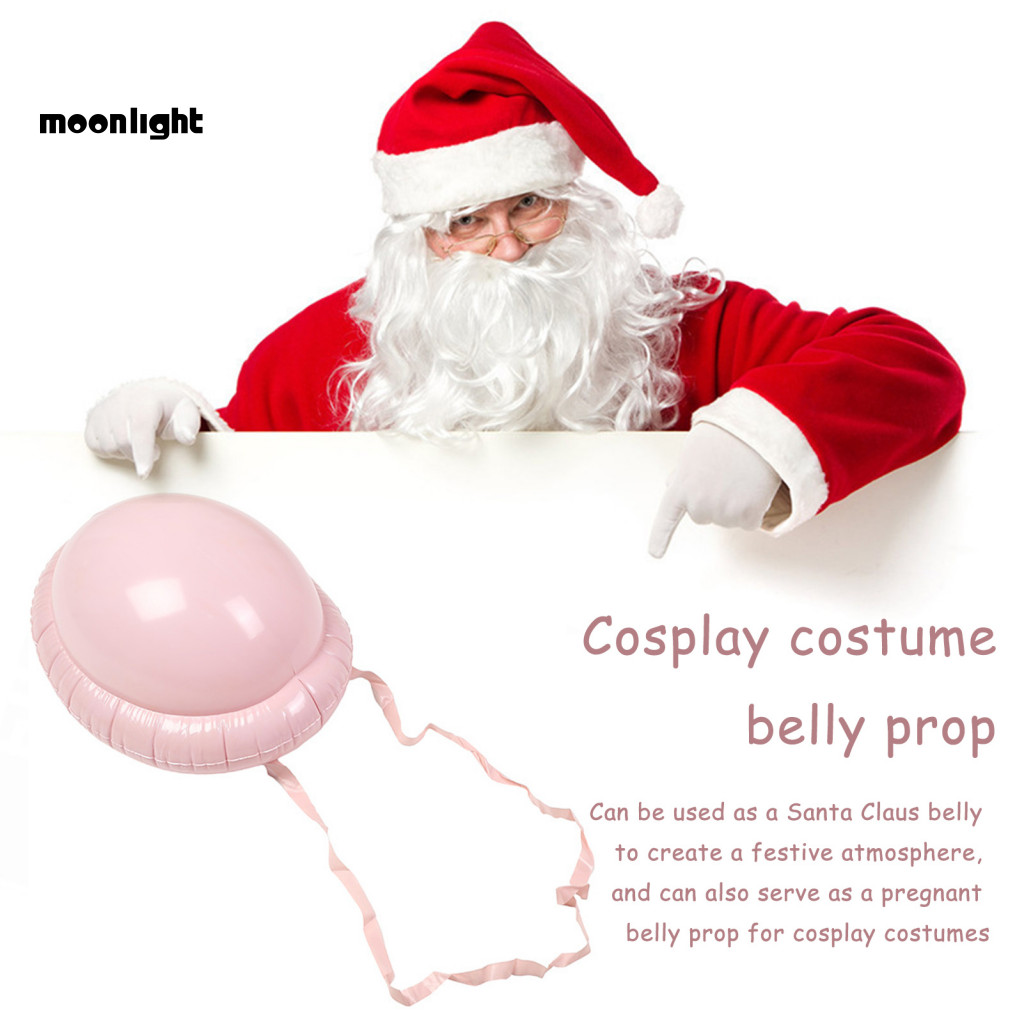 [MO] Inflatable Santa Beer Belly Costume Halloween Prosthetic Belly ...
