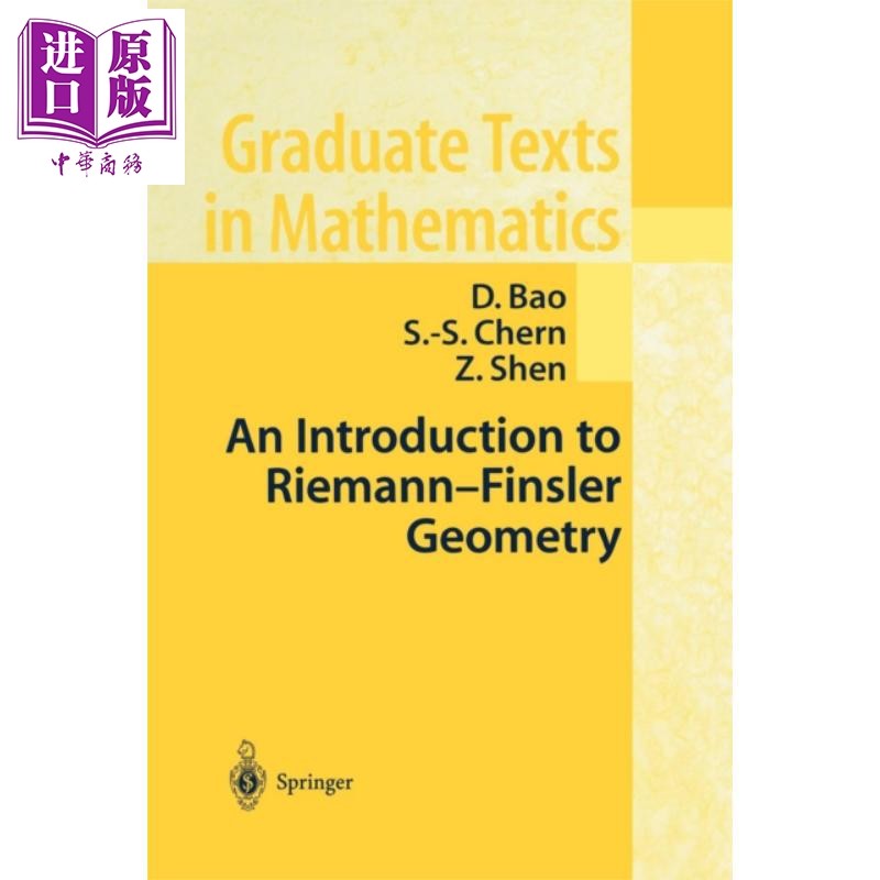Ready Stock An Introduction to Riemann Finsler Geometry English ...