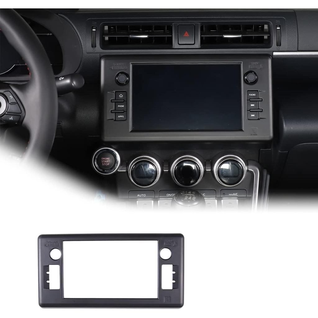 ABS Carbon Fiber GPS Screen Frame for Subaru BRZ Toyota 86 2022 Car ...