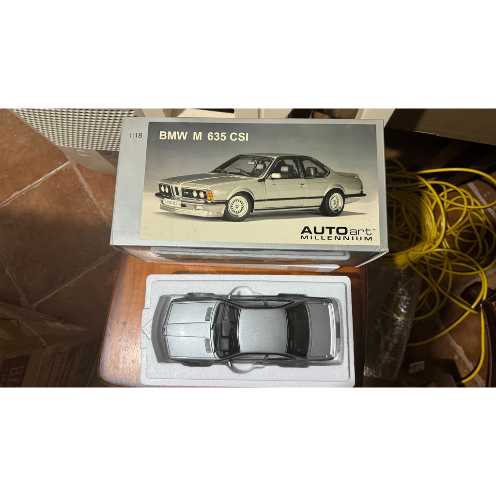 1: 18 Autoart Autoart BMW BMW M635 CSI Silver Original Package Not ...