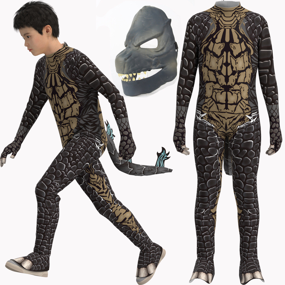 Godzilla vs King Kong Dinosaur cos Stage Performance Costume Children ...