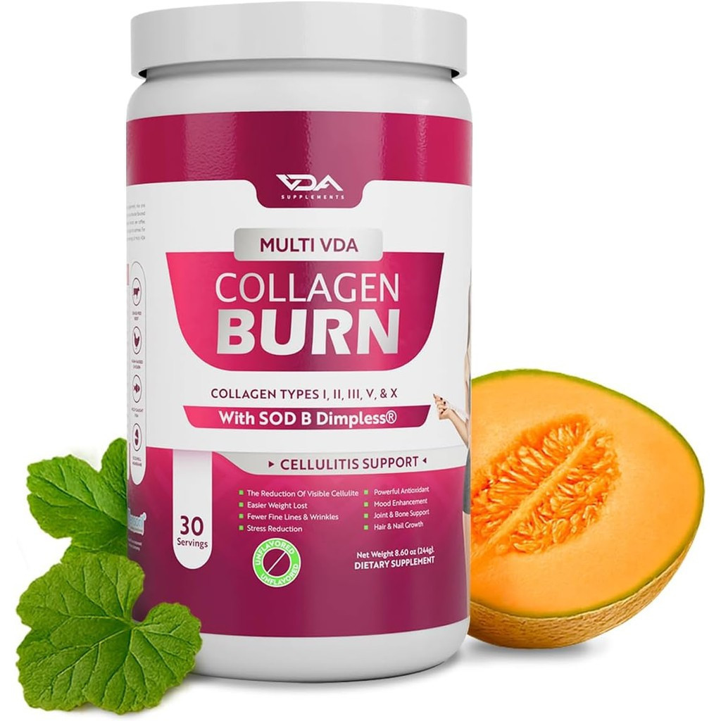 Multi VDA Collagen Burn - Flavorless Hydrocollagen with Peptides Type I ...