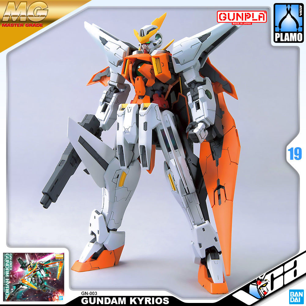 ⭐️ BANDAI GUNPLA MASTER GRADE MG 1/100 GN-003 GUNDAM KYRIOS PLASTIC ...