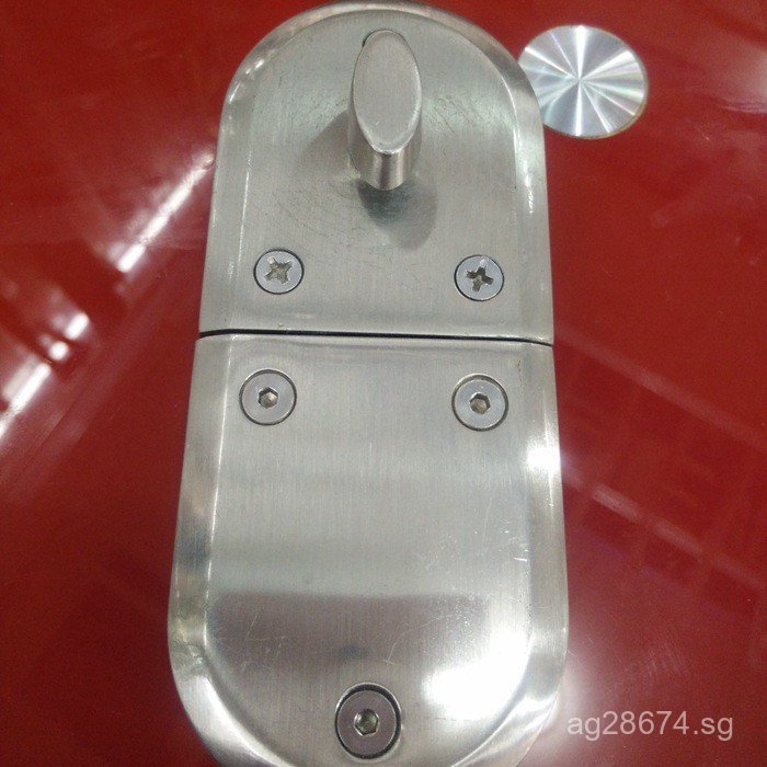Latch Button Latch Glass Door Hole Lock Door with Lock Double Door Lock ...