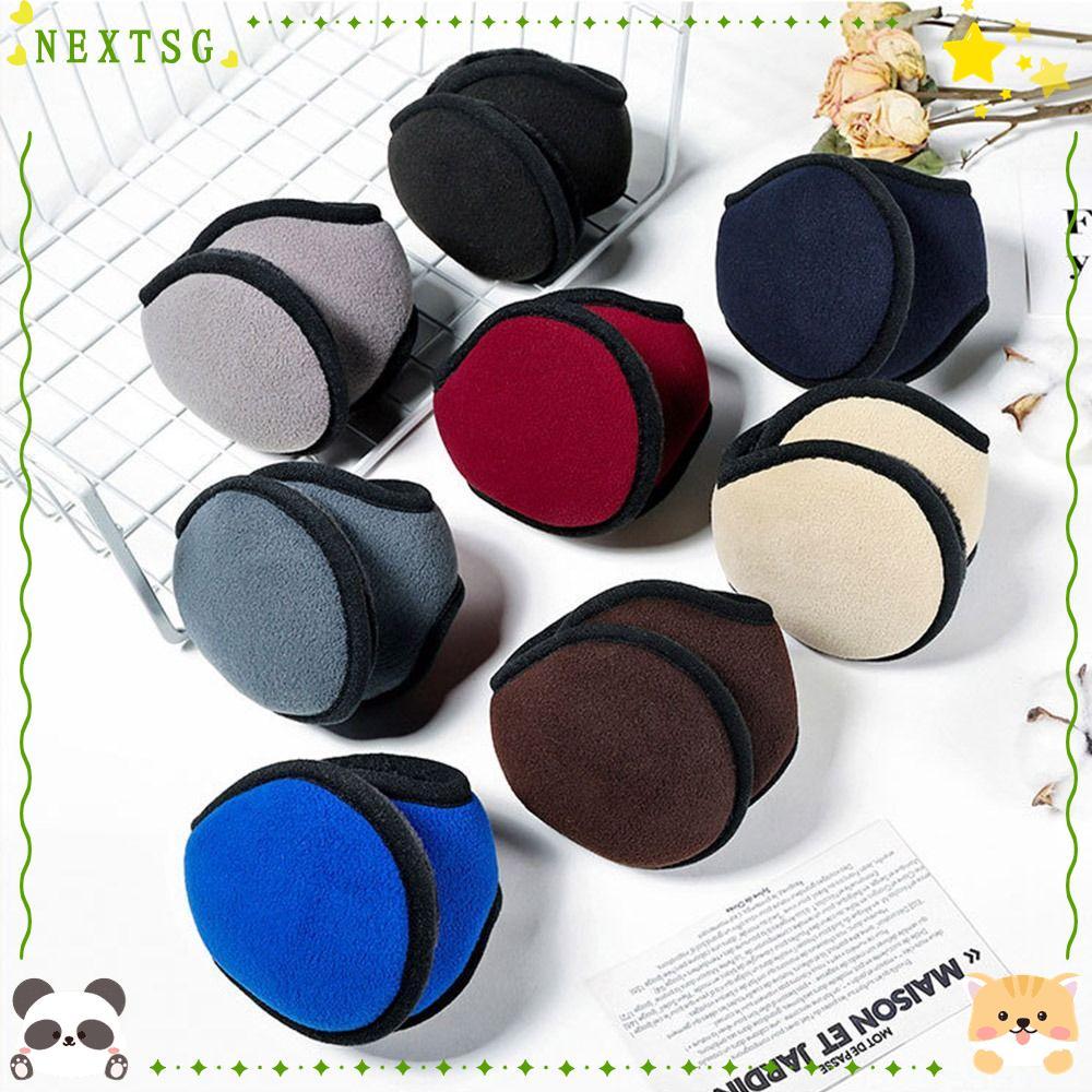 NEXTSG Ear Muffs, Plush Fluffy Earflaps, Winter Soft Warm Cosy Ear ...