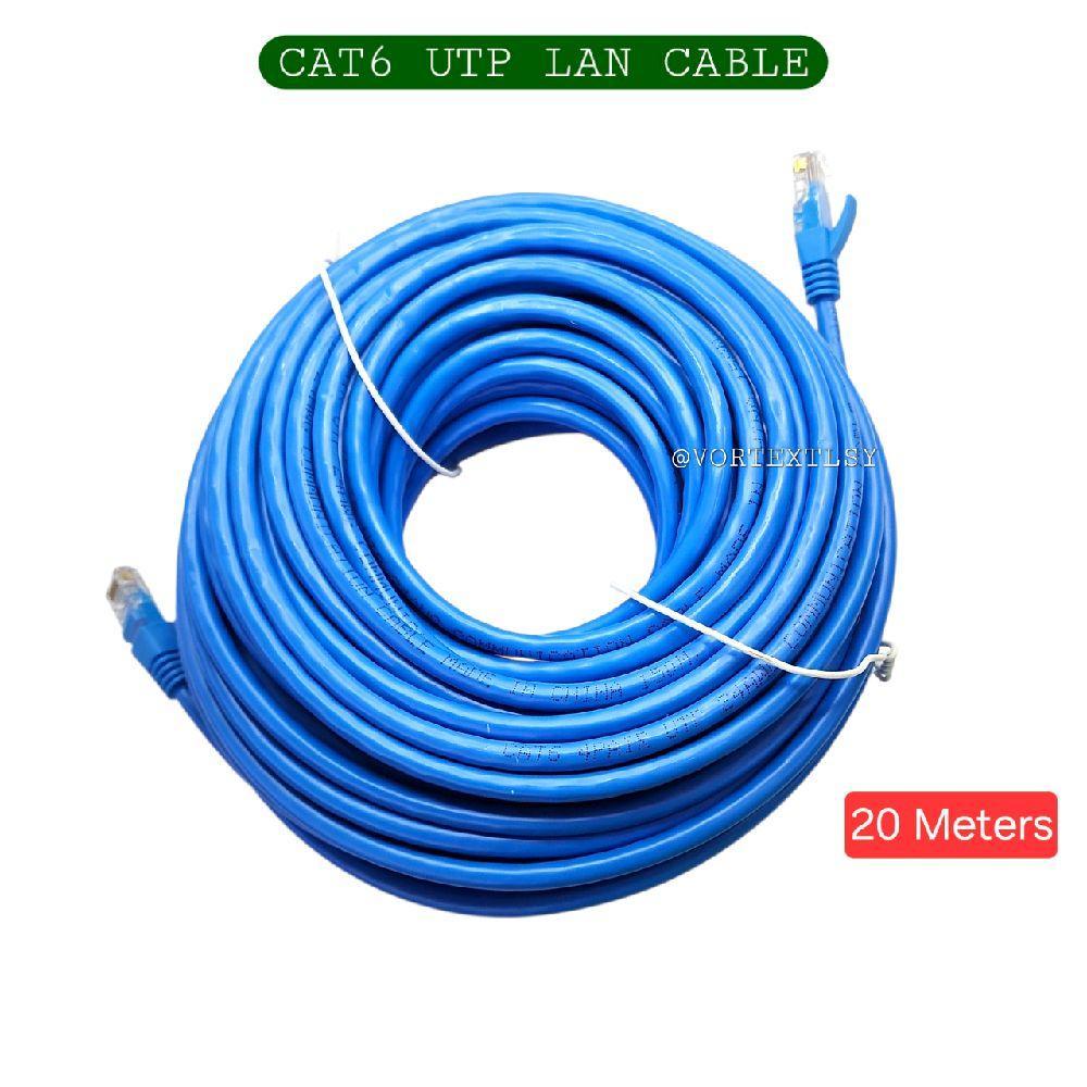 CAT6 UTP LAN CABLE 20 METERS ( HIGH SPEED ETHERNET CABLE 10Gbps ...