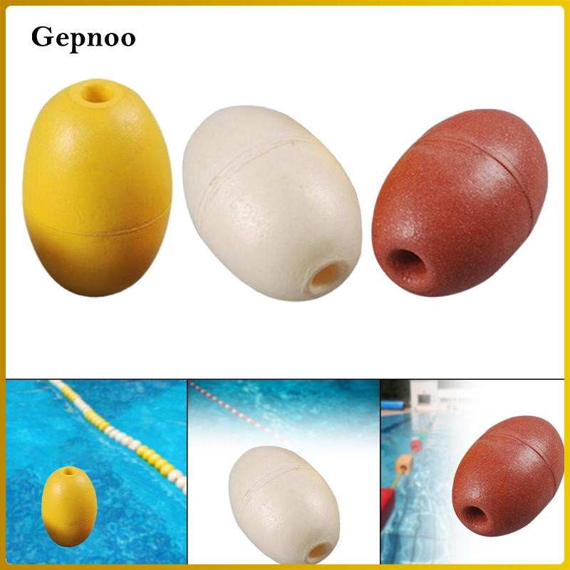 Gepnoo Float Buoy Water Float Olive Shaped Throw Line Rope Buoy Float ...