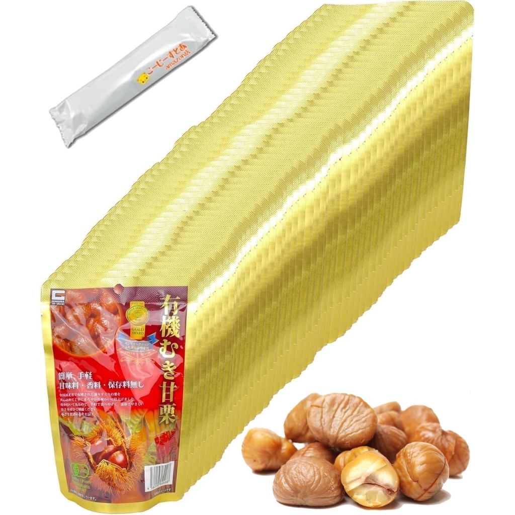 Gen Kiyota Shoji Organic Peeled Sweet Chestnuts Organic JAS Certified ...