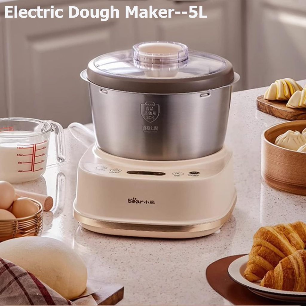 Bear HMJ-A50N1 Stand Mixer Dough Mixer Cake/Bread Kneading Machine, 5L ...