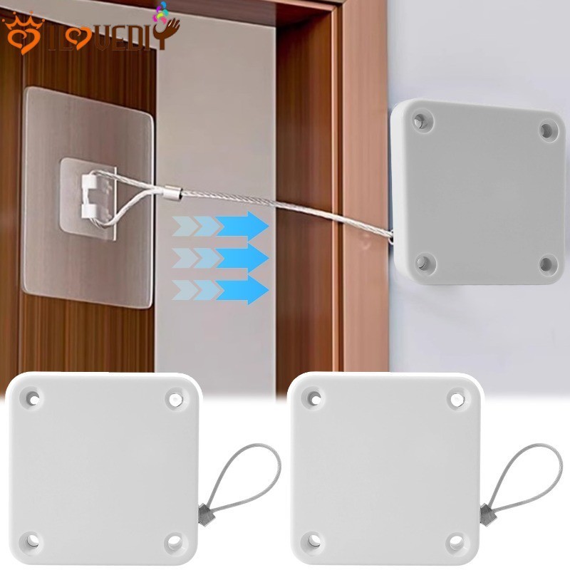 Home Door Closer | Automatic Pull Cord System for Security/Glass Doors ...