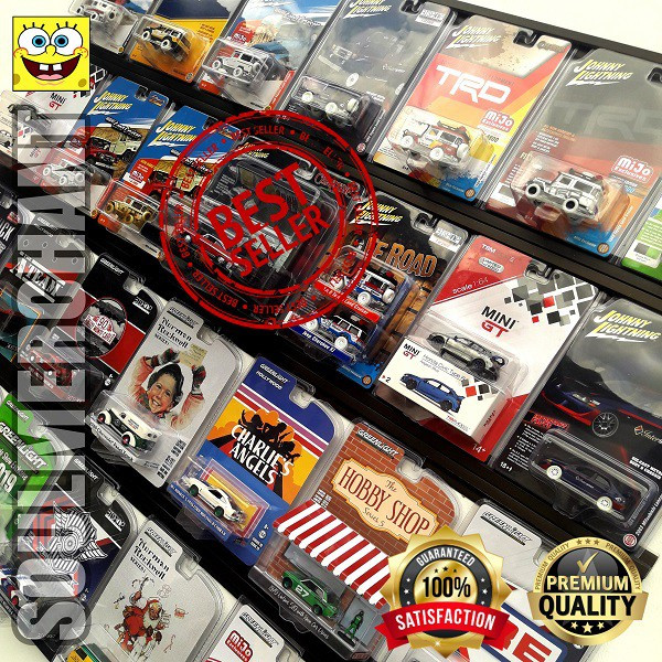 GREENLIGHT HOTWHEELS RACK JOHNNY LIGHTNING MINI GT DISPLAY ...