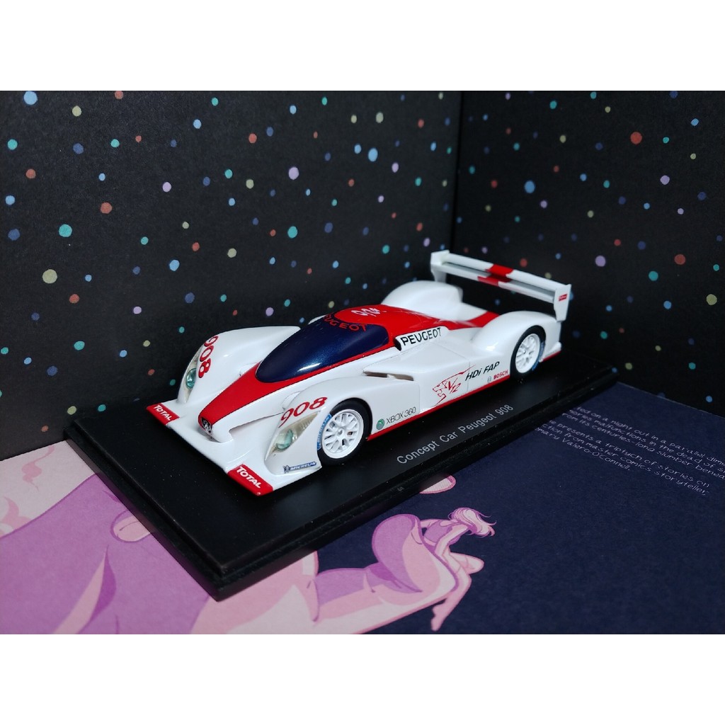 特价 Spark 标致 908 HDi FAP 概念车 2006 巴黎车展 1/43 Spark Peugeot 908 HDi FAP ...