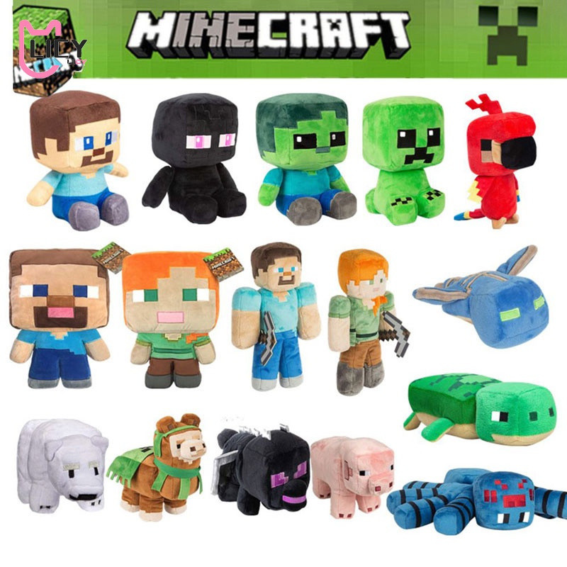 Minecraft Plush Toys Soft Stuffed Game Doll Home Decoration Peripheral ...