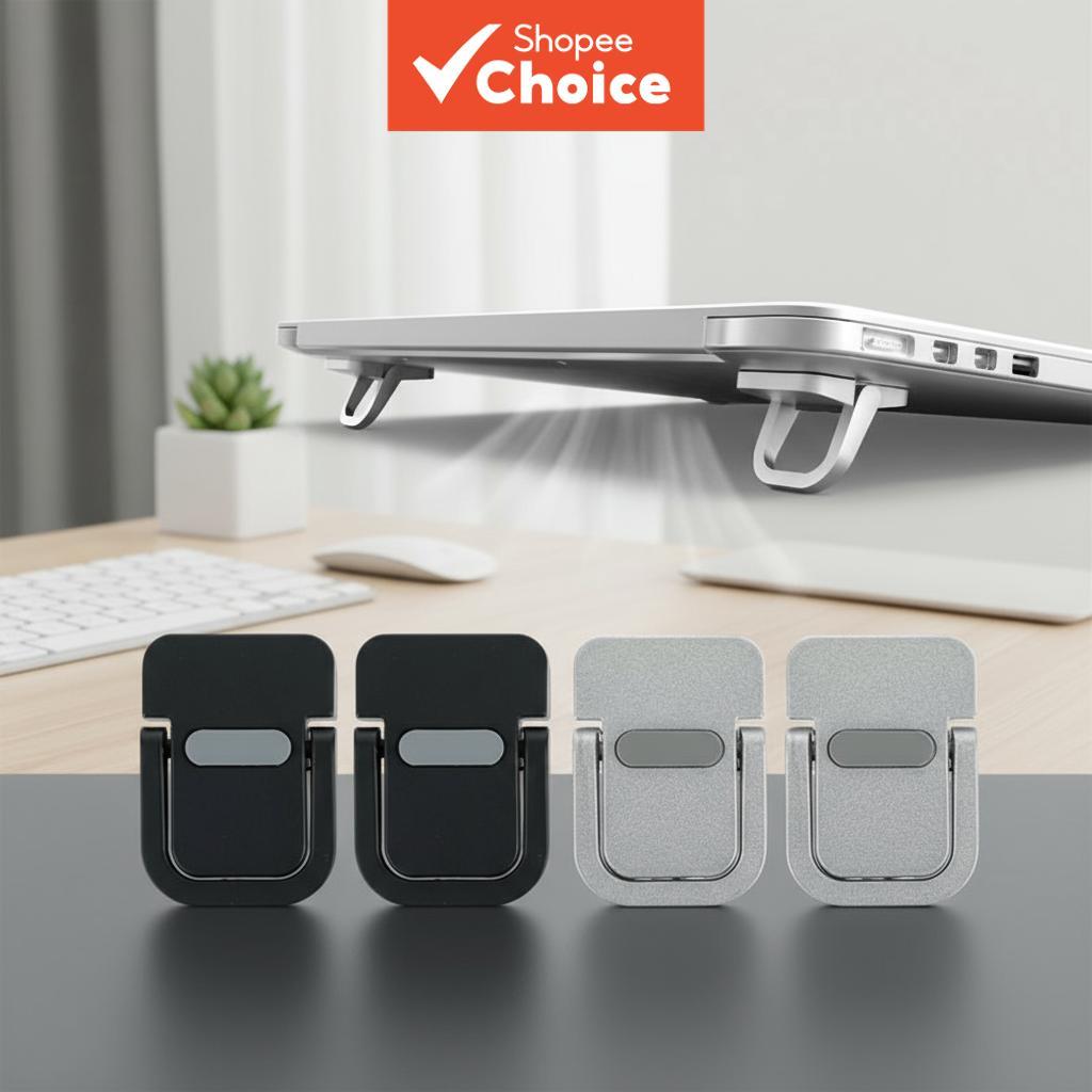 Portable Aluminum Mini Laptop Stand for Notebook Keyboard Riser ...