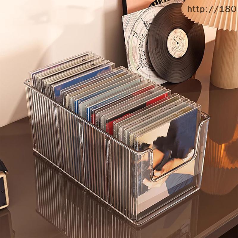 LEFT CD Disc Rack Desktop Disc ck Vinyl Record Magnetic Tape Display ...
