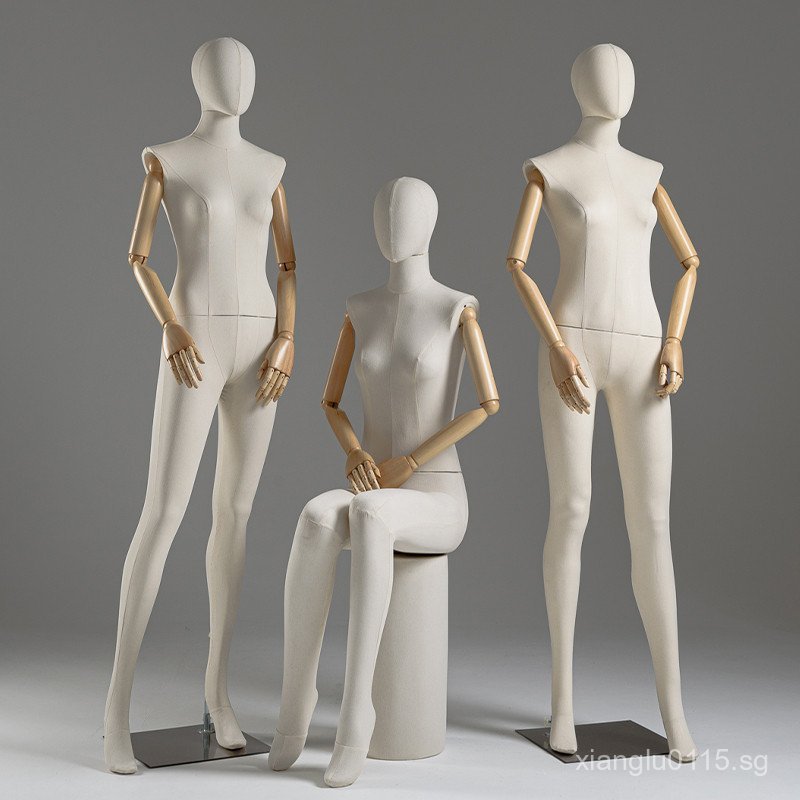 Cloth-wrapped Mannequin Props Female Full Body Clothing Store Window ...