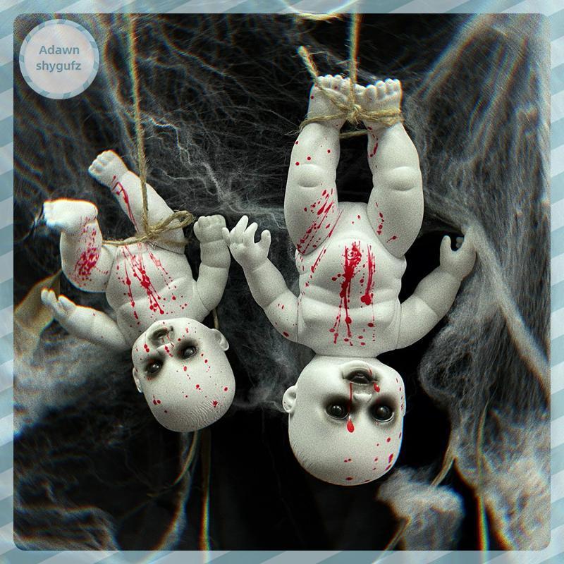 Adfz Horror Ghost Baby Hanging Doll Halloween Bar Ghost Courtyard ...