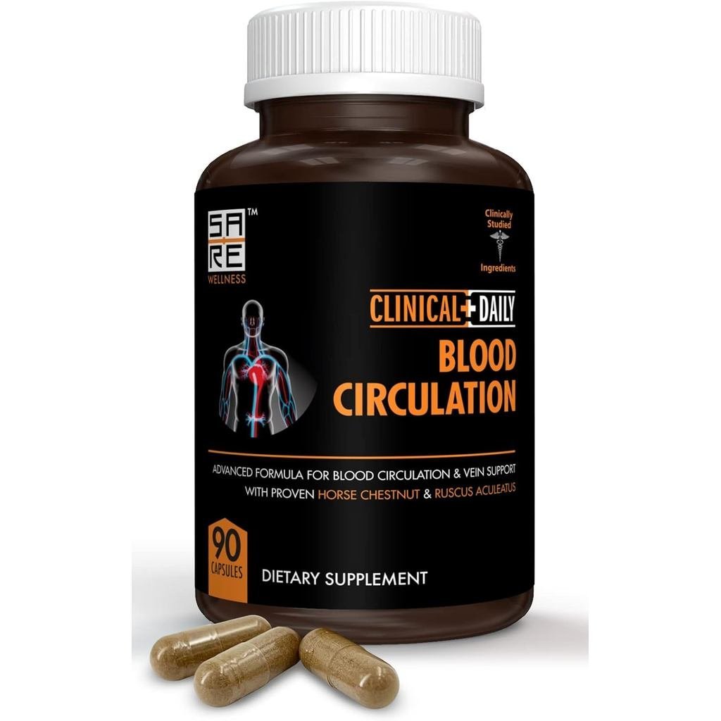 Clinical Daily Blood Circulation Supplement. Butchers Broom, Horse ...