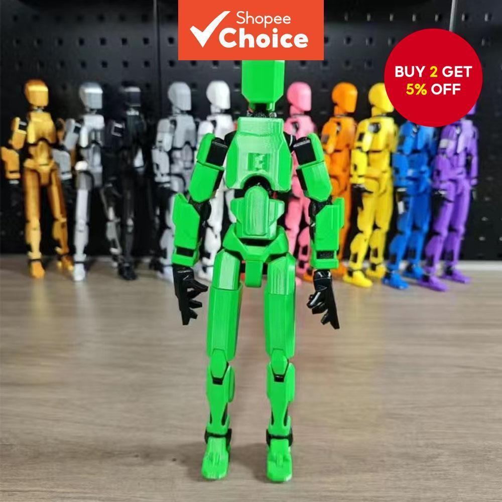 Multi-jointed Movable Robot Kids Toy Figure 3d Printed Mannequin Toys ...