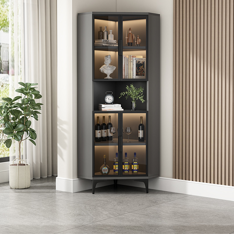 [Pre-Order] Halfday - Corner Storage Cabinet | Wall-Mounted Triangular ...