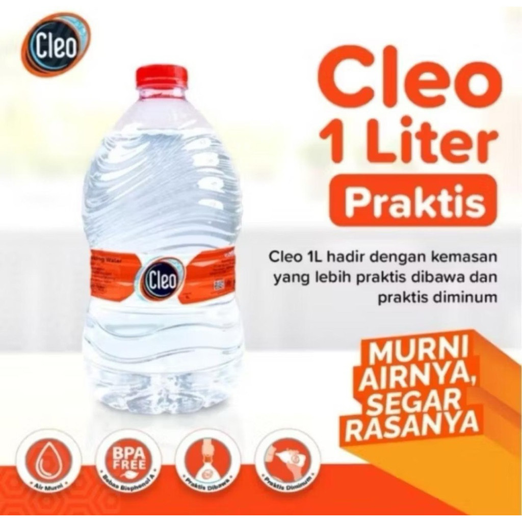 CLEO Drinking Water 1 Liter Box (12 Bottles) | Shopee Singapore