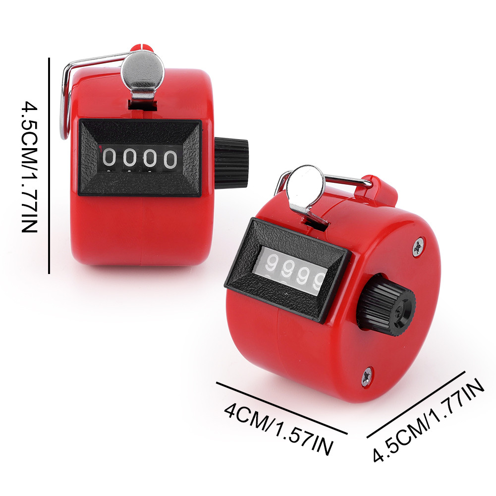 4-Digit Number Count Clicker Counter Hand Counter Pitch Counter for ...