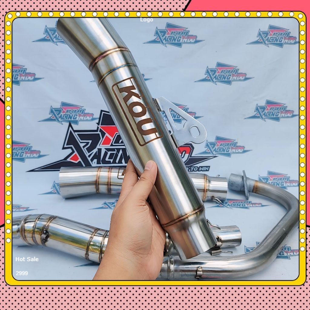 PhSuper open Kou Mahachai Canister open pipe 51mm for Tmx 125 155 Rusi ...