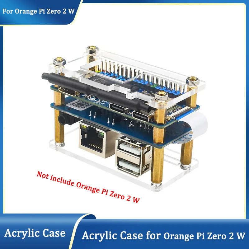 Orange Pi Zero 2W Acrylic Case Module Acrylic Shell Protective Case for ...