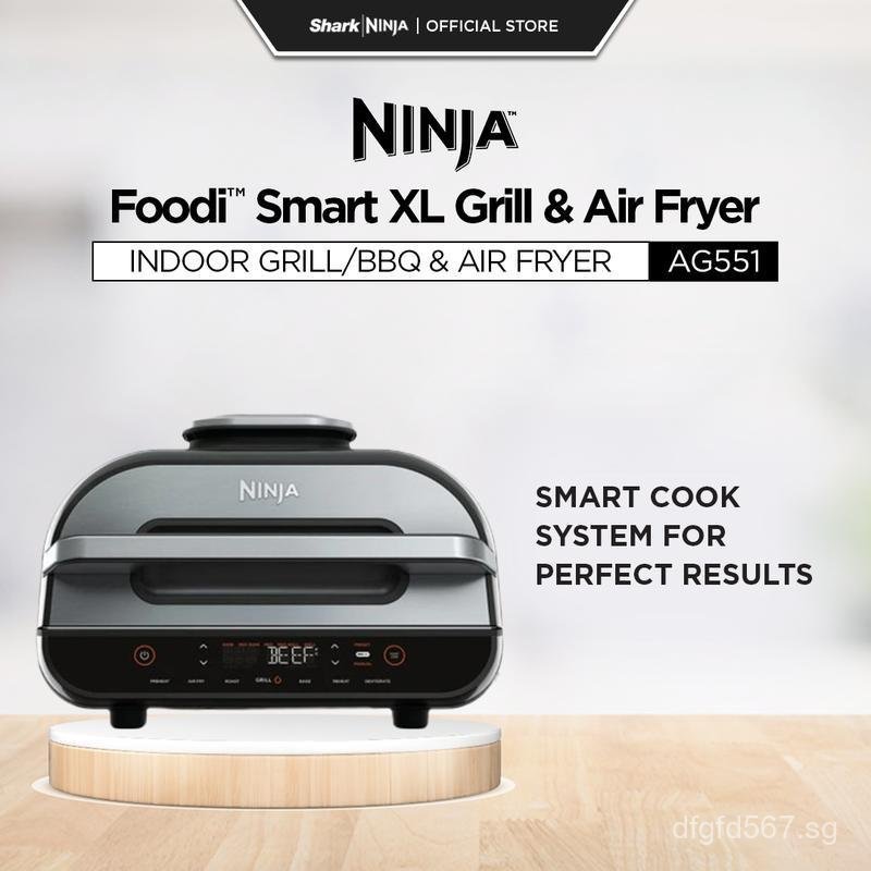 Ninja Foodi Smart XL Grill & Air Fryer with Digital Probe, Indoor Ninja ...