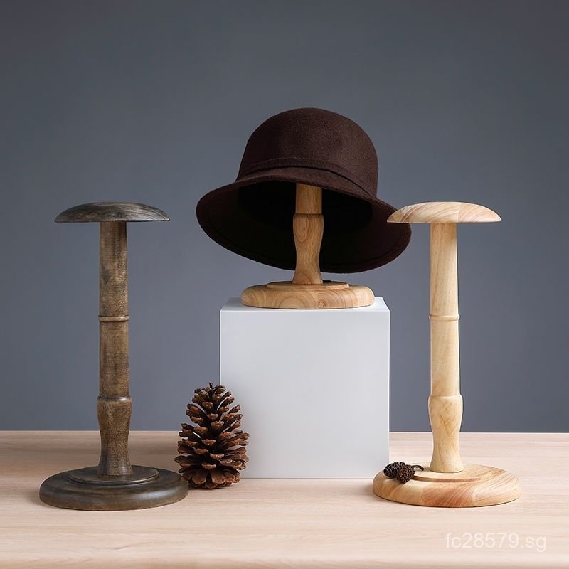 Zheng Tou Model Hat Display Stand Hat Rack Hat Holder Wooden Solid Wood ...