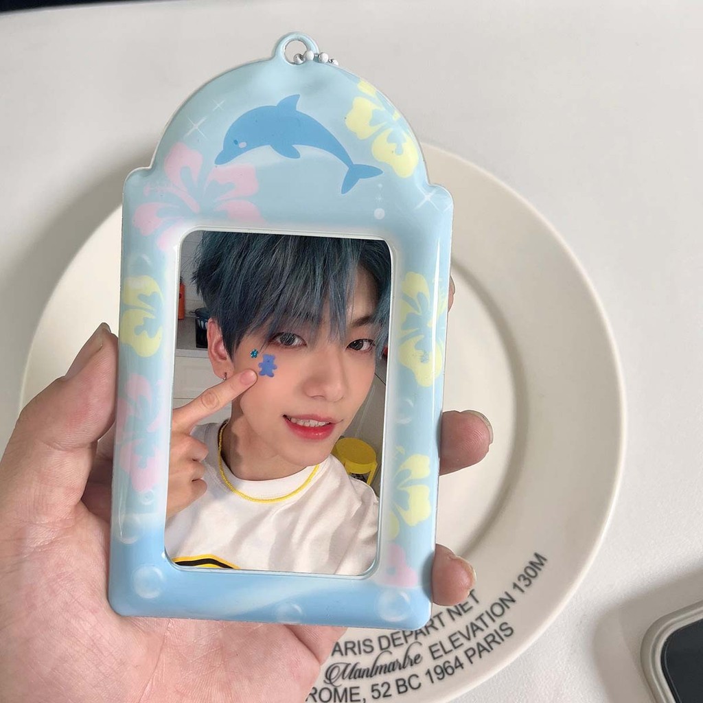 Original ins Cute Dolphin PVC Card Holder Star Chasing Card Card Aidou ...