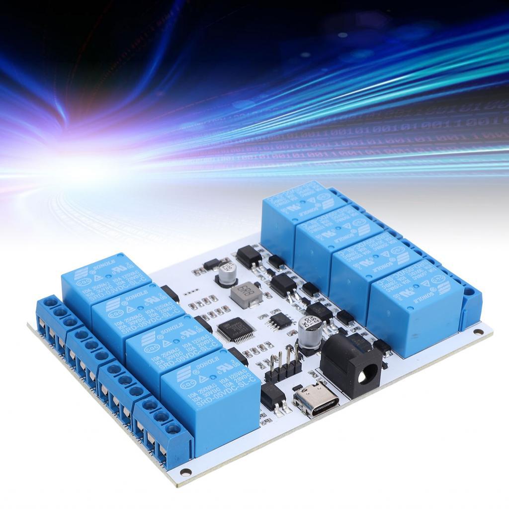 supergoodsales 8 Channel USB Relay Board Control Channels of 5V Relays ...